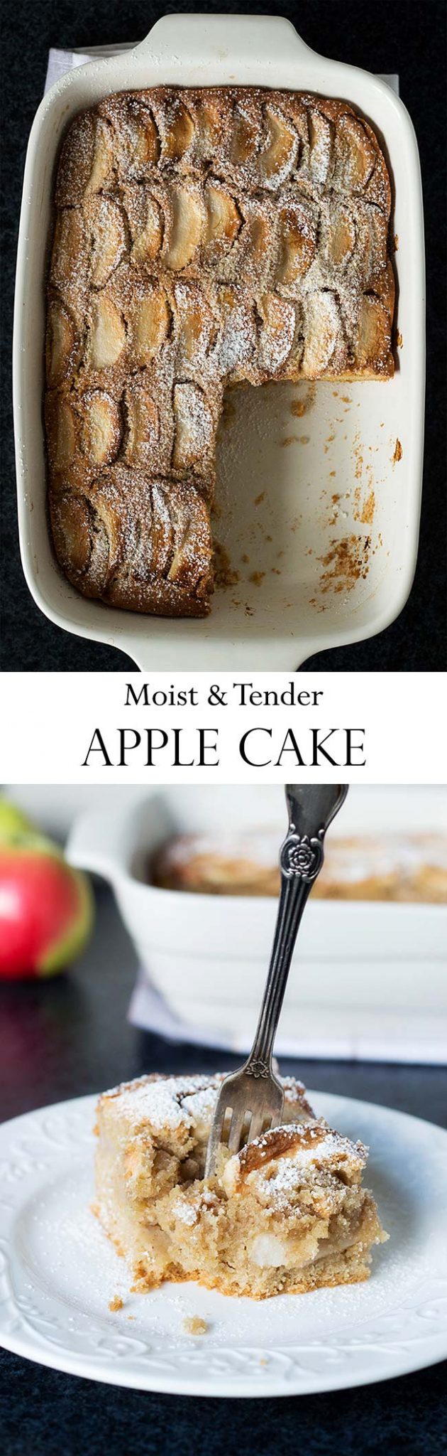 Moist And Tender Apple Cake - Yummy Addiction