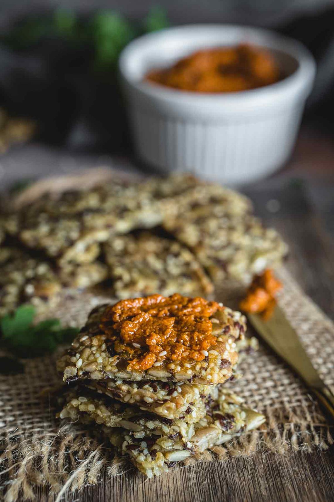 Swedish Seed Crackers (Fröknäcke) - Gluten-Free Crispbread