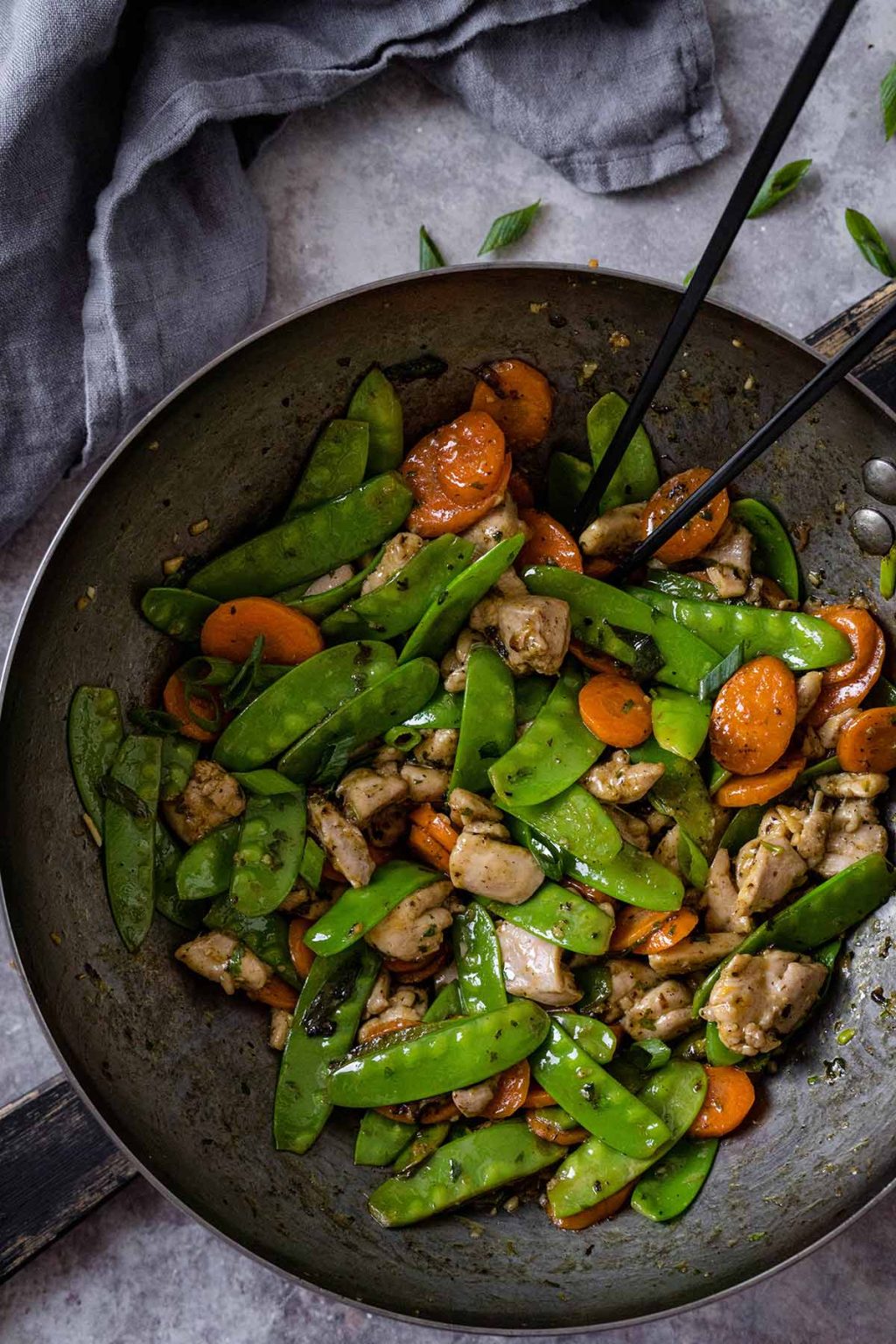 Chicken and Snow Pea Stir Fry – Healthy 30-Minute Dinner!