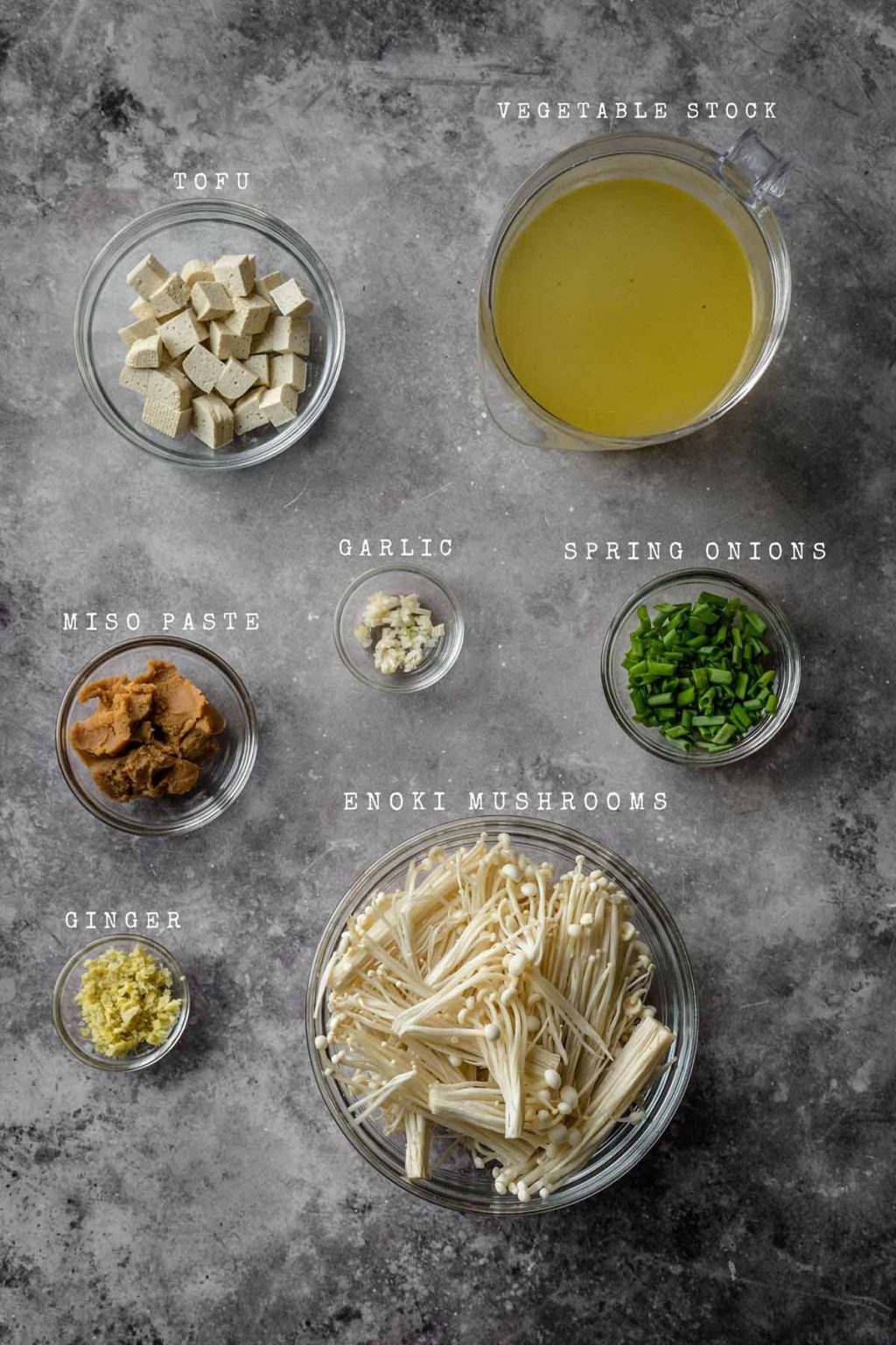 Enoki Mushroom Soup with Miso - Yummy Addiction