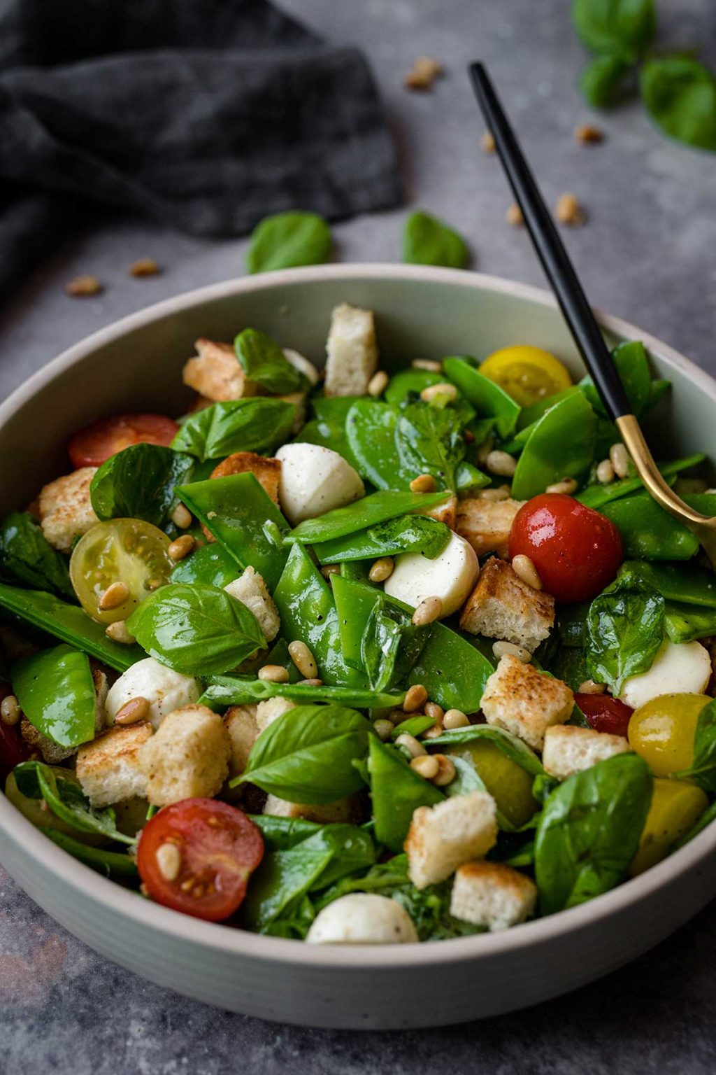 Snow Pea Salad (Italian-Style)