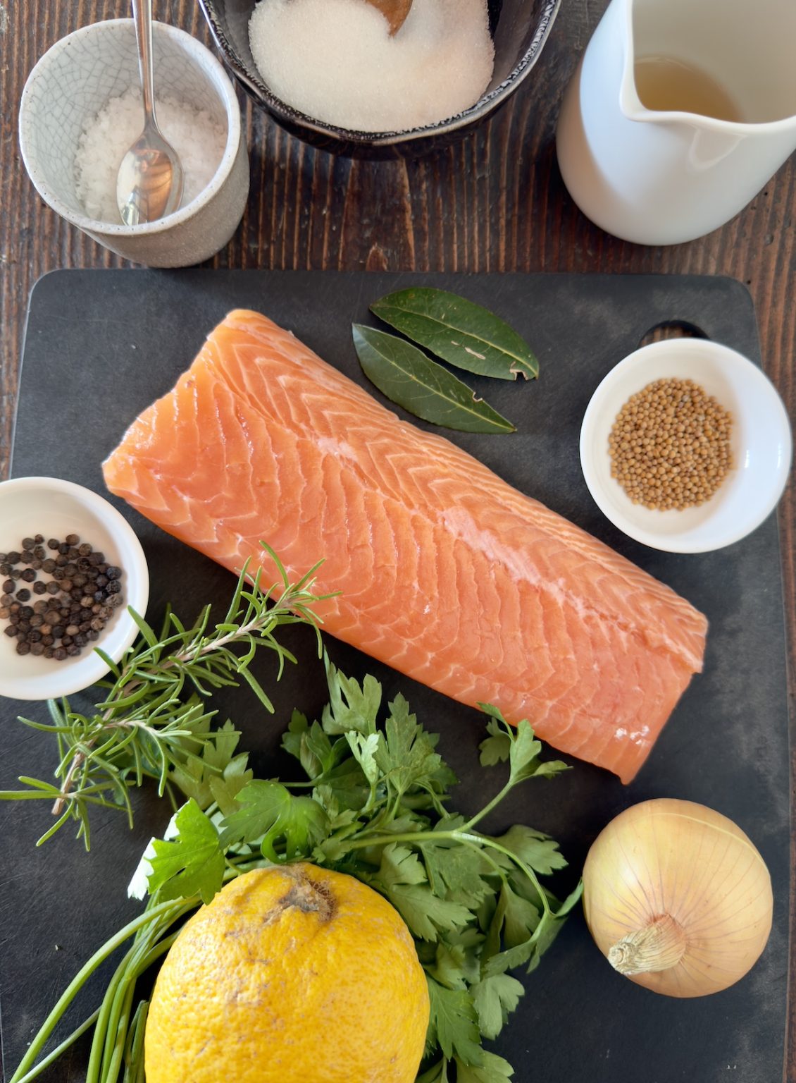 Easy Cold Poached Salmon