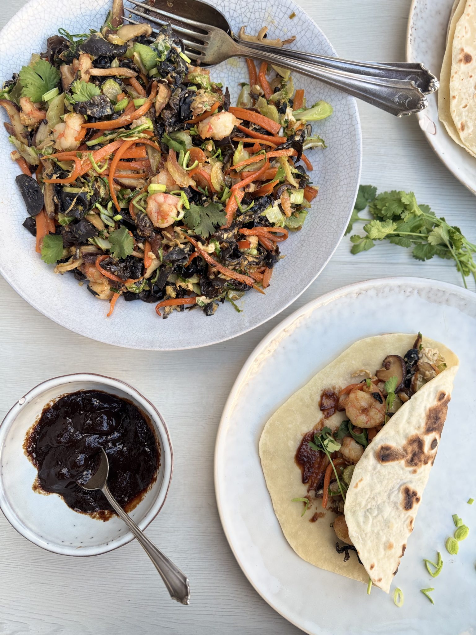 Shrimp Moo Shu - Yummy Addiction