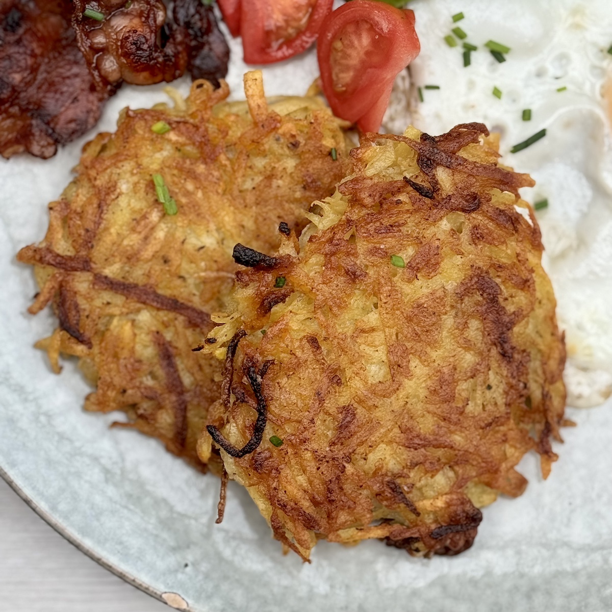 Crispy Hash Browns - Yummy Addiction